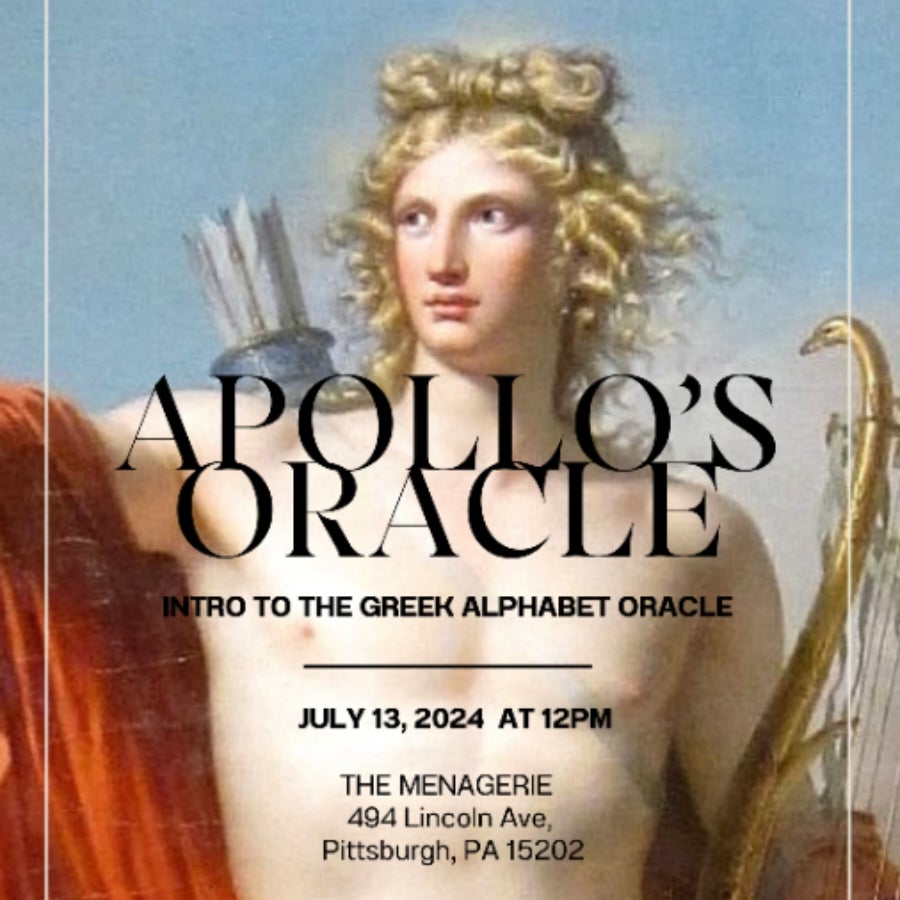 Apollo's Oracle: Intro to the Greek Alphabet Oracle | The Menagerie